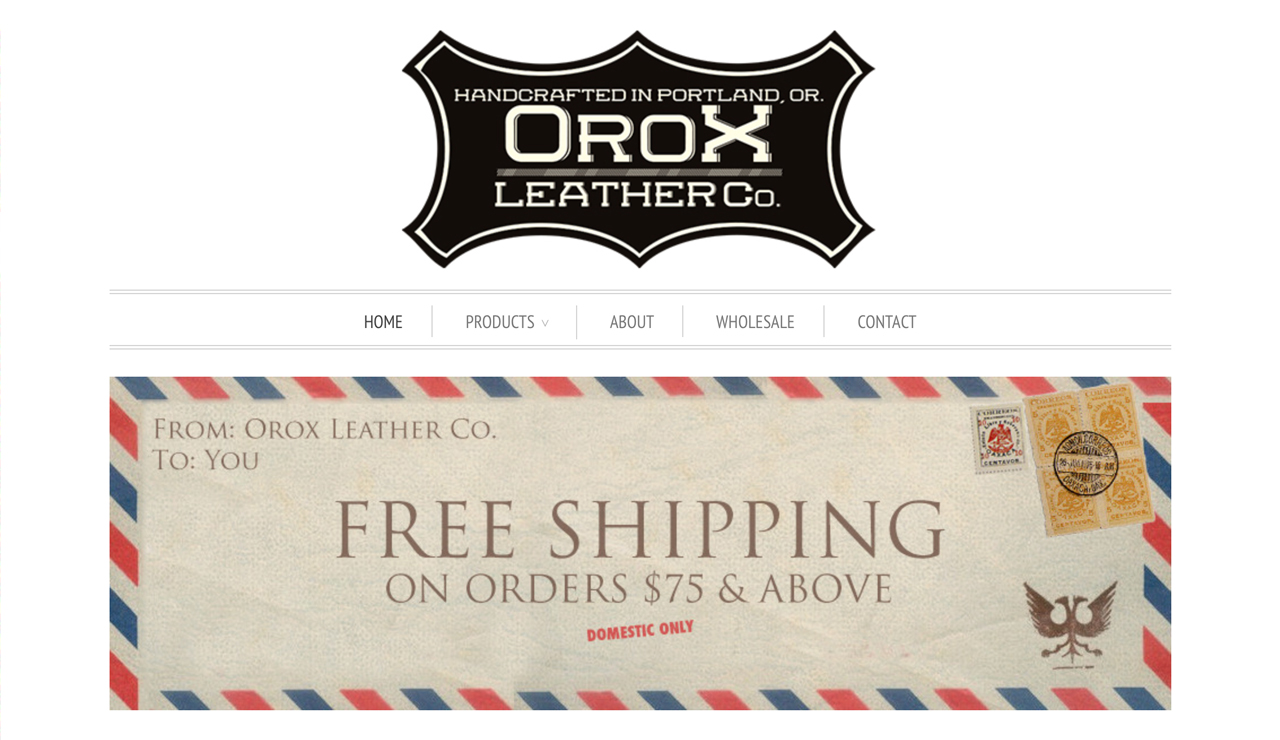 Graphic Design work for Orox Leather Co. in Portland, Oregon by Martin ...